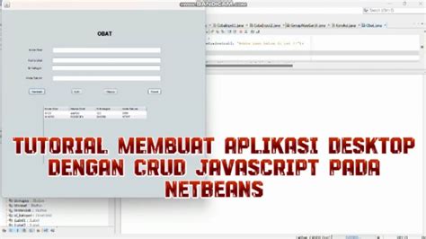 Tutorial Membuat Aplikasi Desktop Dengan CRUD JavaScript Pada NetBeans YouTube