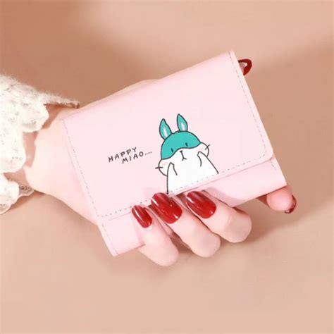 Dompet Lipat Mini Wanita A69 Motif Animal Cute Fashion Wanita Dompet