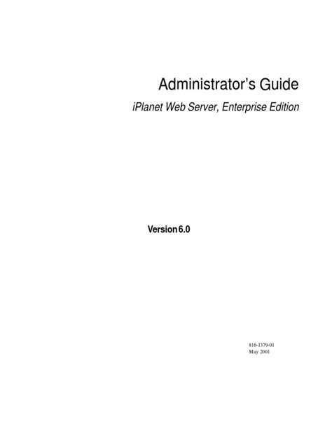 iplanet web server 6 0 administrator s guide pdf copyright