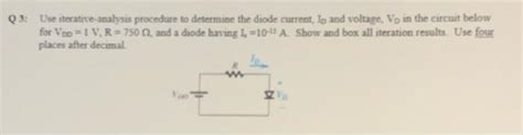 solved q3 use iterative analysis procedure to determine the