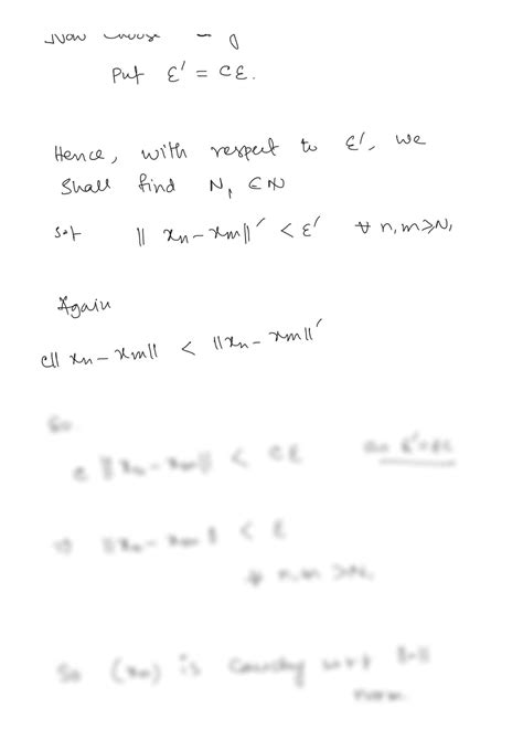 solution solution for x vector space and if arbitrary norms are