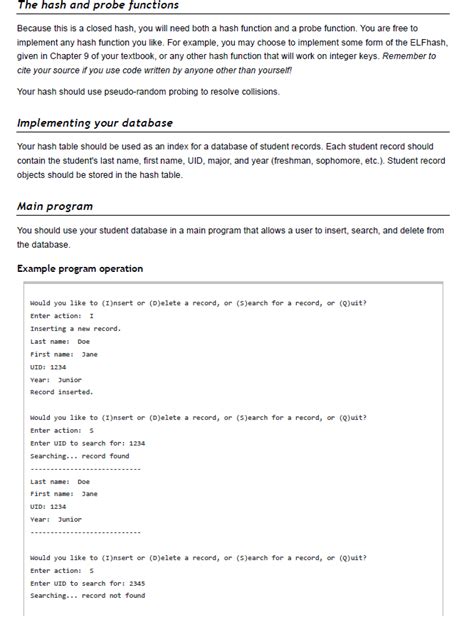 Overview Your Task For This Assignment Is To