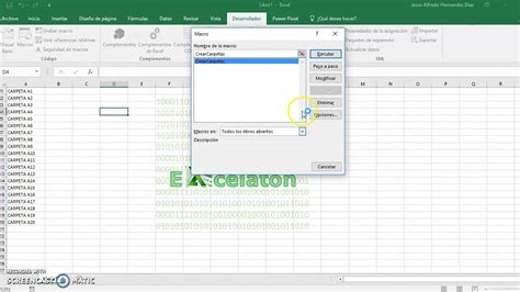 Aprende Como Crear Carpetas Masivas En Windows Con Macros De Excel My XXX Hot Girl