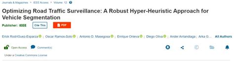 Diego O On Linkedin Our Recent Paper Optimizing Road Traffic Surveillance A Robust