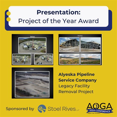 Alyeska Honored For Asset Retirement Legacy Facility Removal Work Alyeska Pipeline