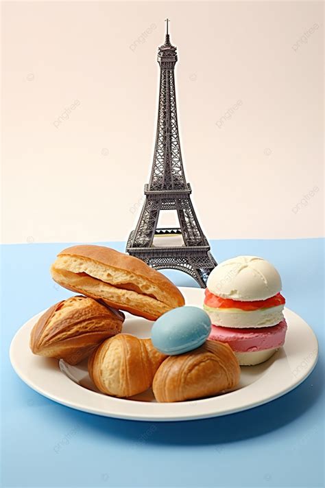크로와상 마카롱 에펠탑 파리 드 라 사진작가 사진 배경 배경 화면 및 일러스트 무료 다운로드 Pngtree