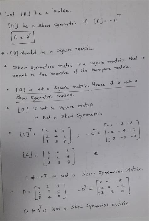 [solved] given the matrices which of this matrix a to g is a skew