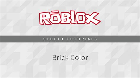 Brick Color Youtube