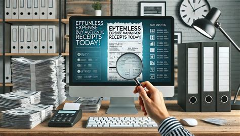 effortless expense management buy authentic receipts today by