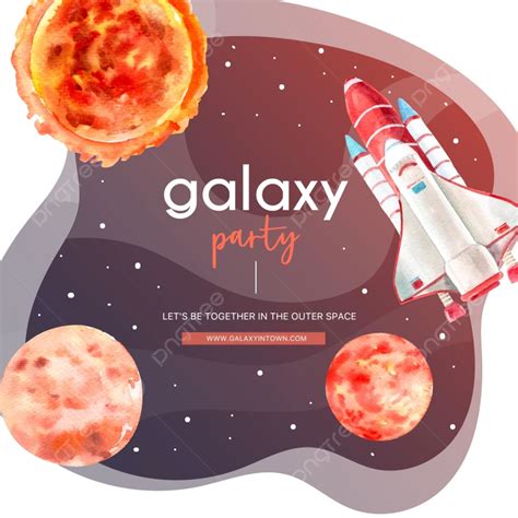 태양이 있는 은하계 소셜 미디어 디자인 템플릿 Psd 다운로드 디자인 자료 다운로드