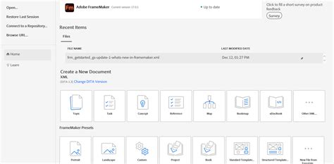 Whats New In Adobe Framemaker