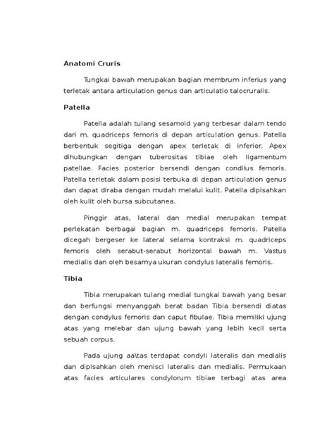 Anatomi Cruris Pdf