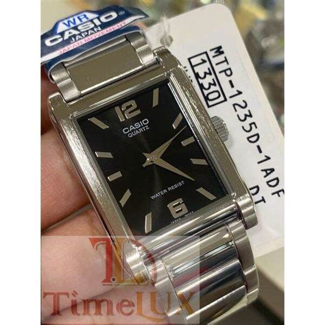 Casio Mens Silver Mtp 1235d 1adf Lazada Ph