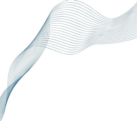 Premium Vector Wave Curve Pattern Digital