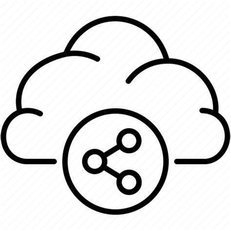 Cloud Sharing Share Technology Computing Ui Data Icon Download On Iconfinder