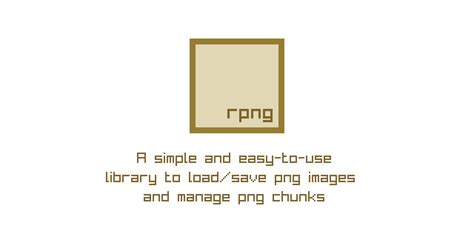github raysan5 rpng a simple and easy to use library to load save