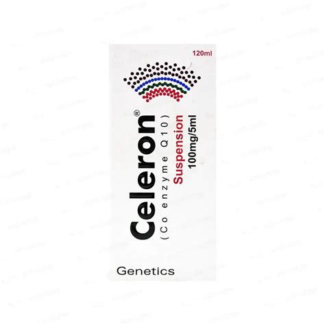 Celeron Syrup 120ml Coenzyme Q10 Supplement Pakistan Dermapk