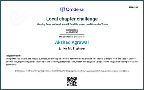 Ai Machinelearning Computervision Omdena Seagrassmeadows Akshad