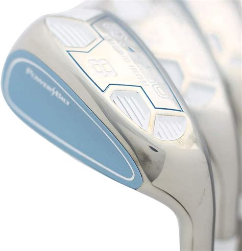 Womens Powerbilt Golf Ex 550 Hybrid Iron Set 4 Sw Lady Flex