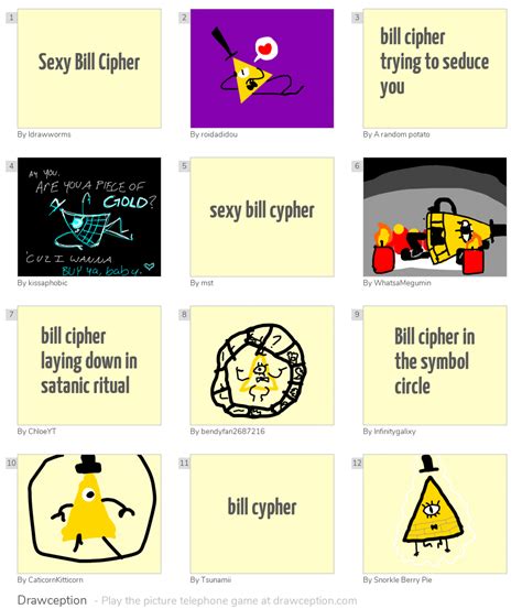 Sexy Bill Cipher Drawception