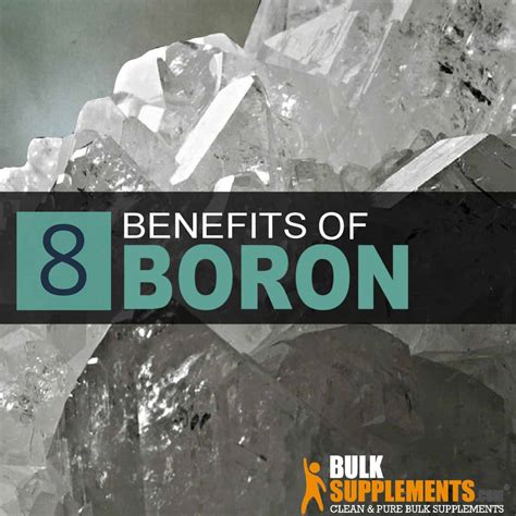 8 Boron Supplement Benefits Not Boring At All