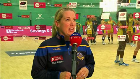 Anna Stembridge We Cant Take Finals For Granted Netball News Sky Sports