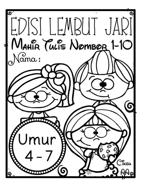 mahir tulis nombor 1 10 pdf