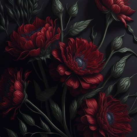 Premium Ai Image Pattern 3d Flower