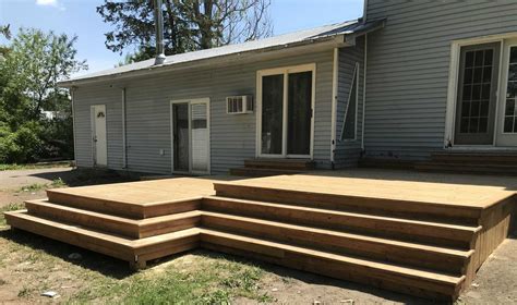 Pressure Treated Deck In Osgoode Jack Built Ottawa Deck Builder