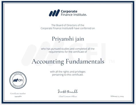 Priyanshi Jain On Linkedin Im Happy To Share That Ive Obtained A New Certification Accounting…