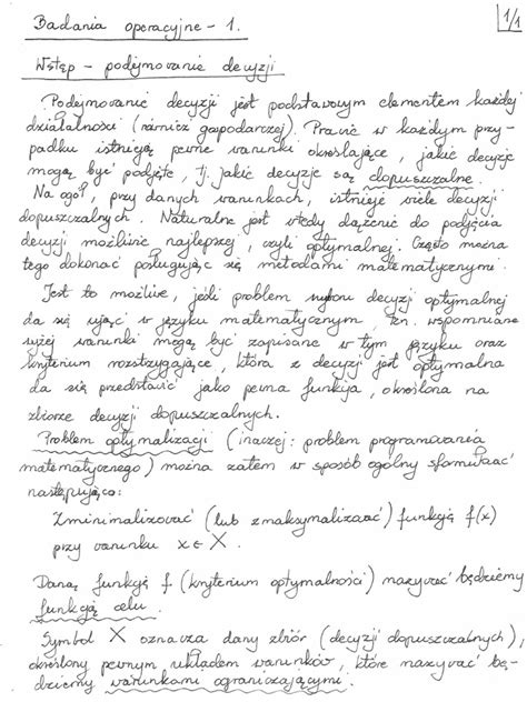 Programowanie Liniowe 1 Pdf