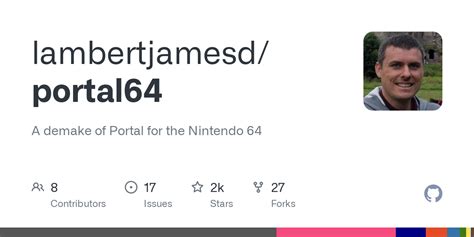 github lambertjamesd portal64 a demake of portal for the nintendo 64