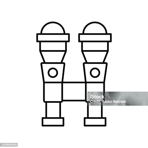 쉽게 편집하거나 수정할 수 있는 쌍안경 윤곽선 벡터 아이콘 검색에 대한 스톡 벡터 아트 및 기타 이미지 검색 벡터 색상 묘사 Istock