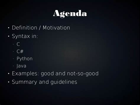 enum coding guidelines ppt