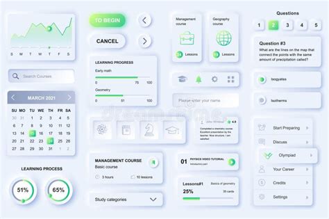 Neumorphism Ui Kit Stock Illustrations 616 Neumorphism Ui Kit Stock Illustrations Vectors