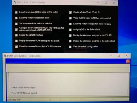 Solved Switch Static VLAN Challenge Create A Sales VLAN Chegg