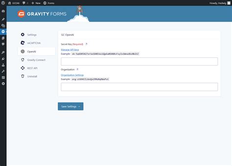 Gravity Connect Openai Use Openai Inside Gravity Forms