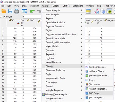 roc curve roc eğrisi nedir — resimli spss yardimi İstatİstİk merkezİ