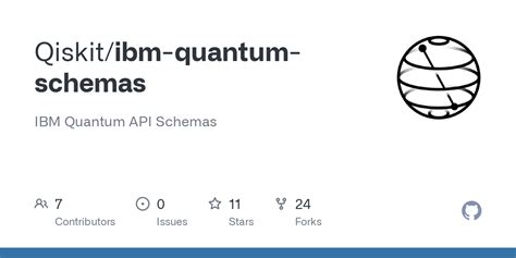 github qiskit ibm quantum schemas ibm quantum api schemas