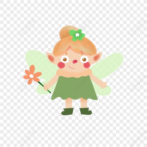 요정 클립 일러스트 아트 딥 포레스트 그린 엘프 여자 일주 Png 일러스트 무료 다운로드 Lovepik