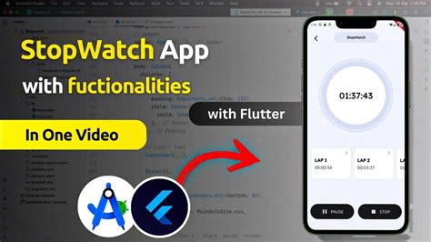 Build A Stopwatch App In Flutter For Beginners Hindi Tutorial Youtube
