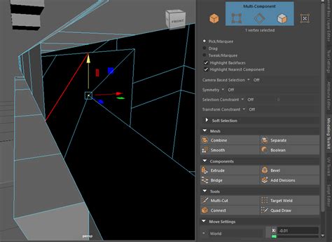 Make Connected Edges Parallel By Moving In Between Vertice Autodesk Community