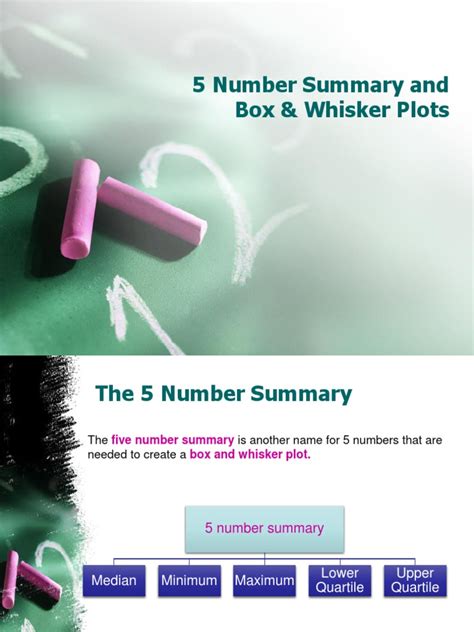 box and whisker plots pdf descriptive statistics statistical analysis