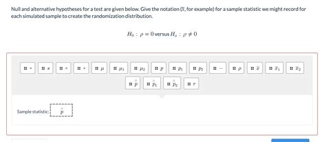 solved null and alternative hypotheses for a test are given