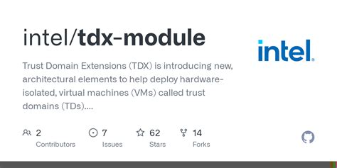 tdx module readme md at tdx 1 5 · intel tdx module · github
