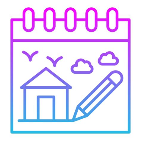 Sketchbook Generic Gradient Outline Icon