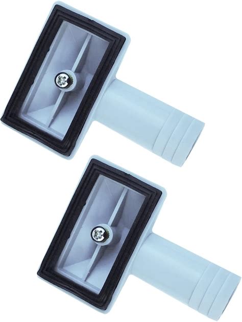 qrity 2 pieces overflow head sink overflow rectangle interface 63 5x40mm bigamart