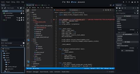 Releasing My Embed External Editor Gdextension For Now It Only