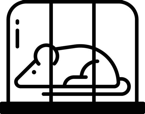 Mouse Experiment Glyph And Line Vector Illustration 40301686 Vector Art At Vecteezy