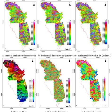 transformed maps a residual magnetic field map b map of the reduced